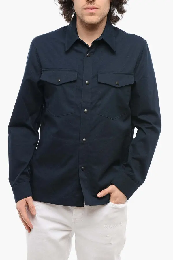 DEPARTMENT 5 Four-pocket Twill Overshirt