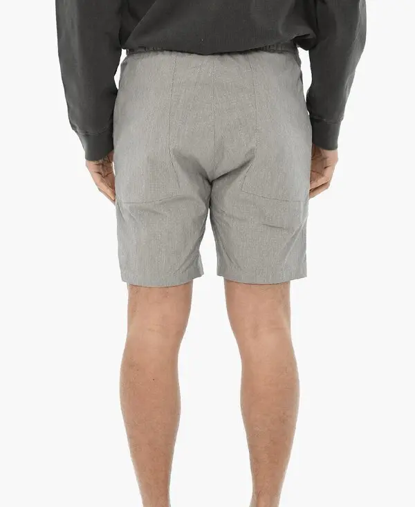 Woolrich Check Shorts With Industrial Belt