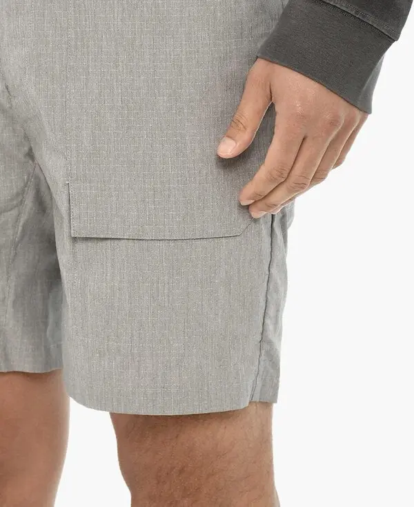 Woolrich Check Shorts With Industrial Belt