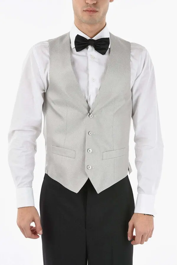 Corneliani Single-breasted V-neck Waistcoat