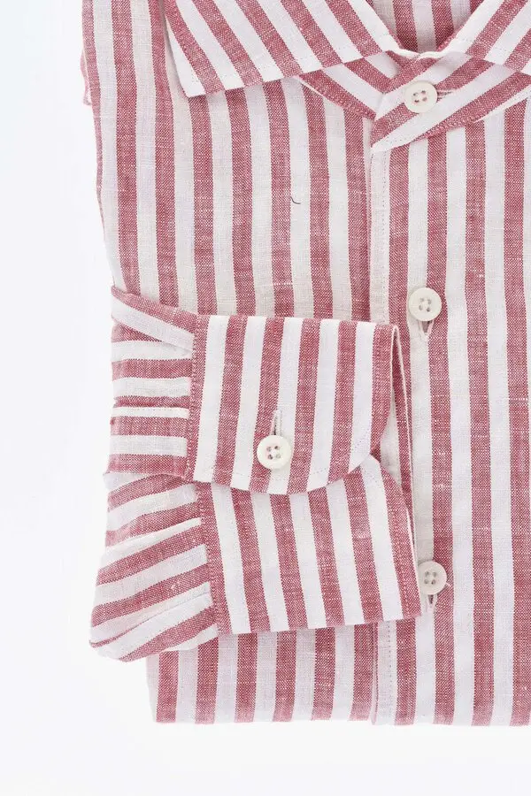 Corneliani Circle Awning-striped Shirt