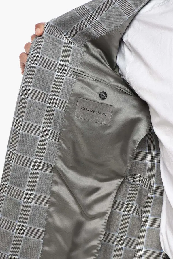 Corneliani Academy District Check Suit