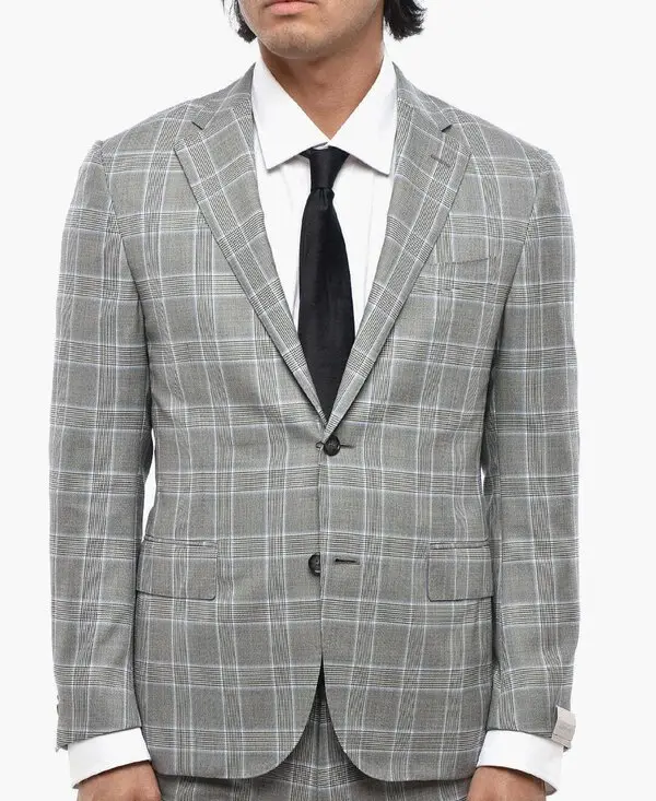 Corneliani Academy District Check Suit
