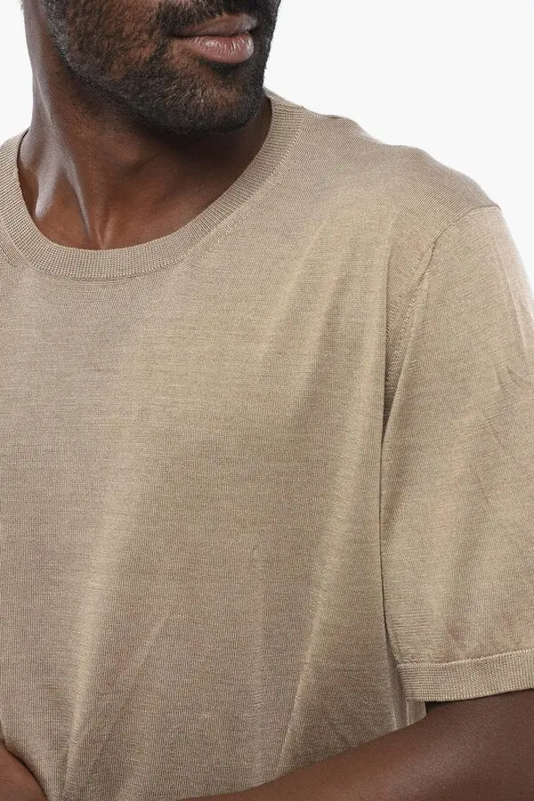 Corneliani Short-sleeve Crewneck Sweater