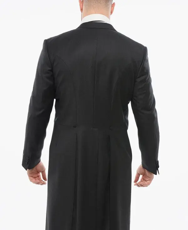Corneliani Peak-lapel Wool Tailcoat