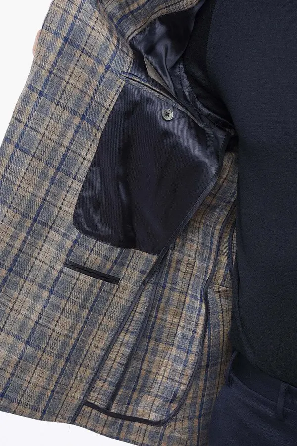Corneliani Cc Collection Reward Checked Blazer