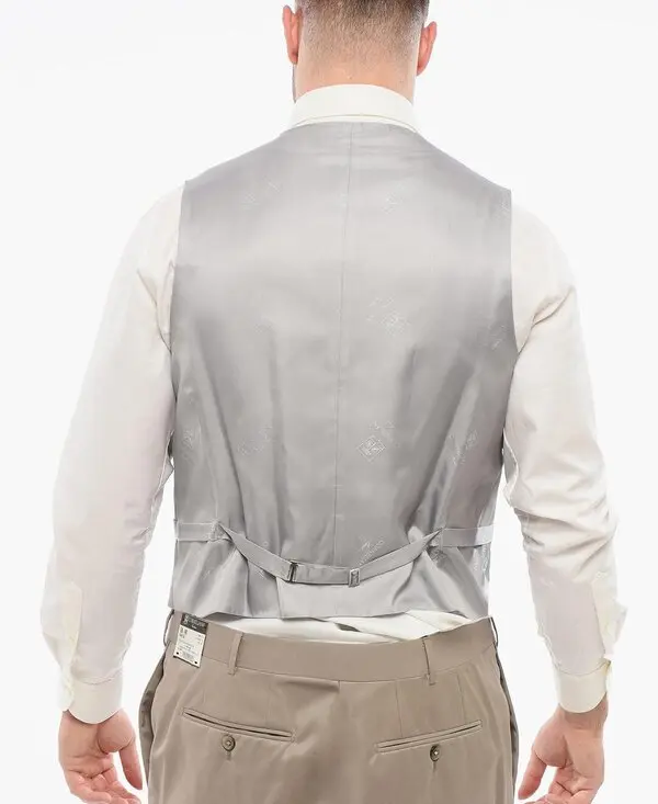Corneliani Jetted-pockets Wool Waistcoat