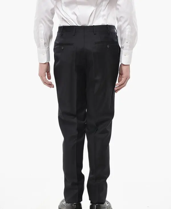 Corneliani Slim-fit Wool Trousers