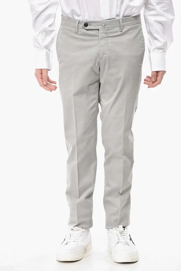 PT TORINO Super-slim Chinos - Gray
