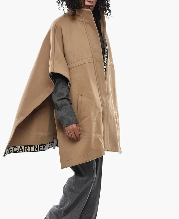 Stella McCartney Robyn Hidden-closure Cape
