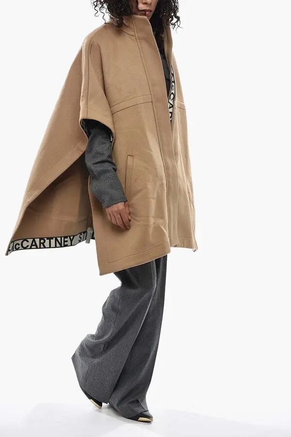 Stella McCartney Robyn Hidden-closure Cape