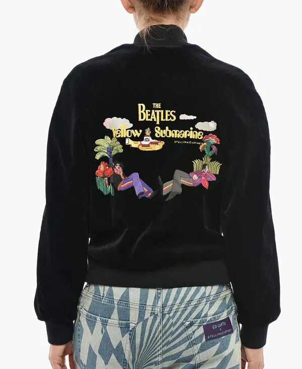 Stella McCartney Embroidered Bomber Jacket