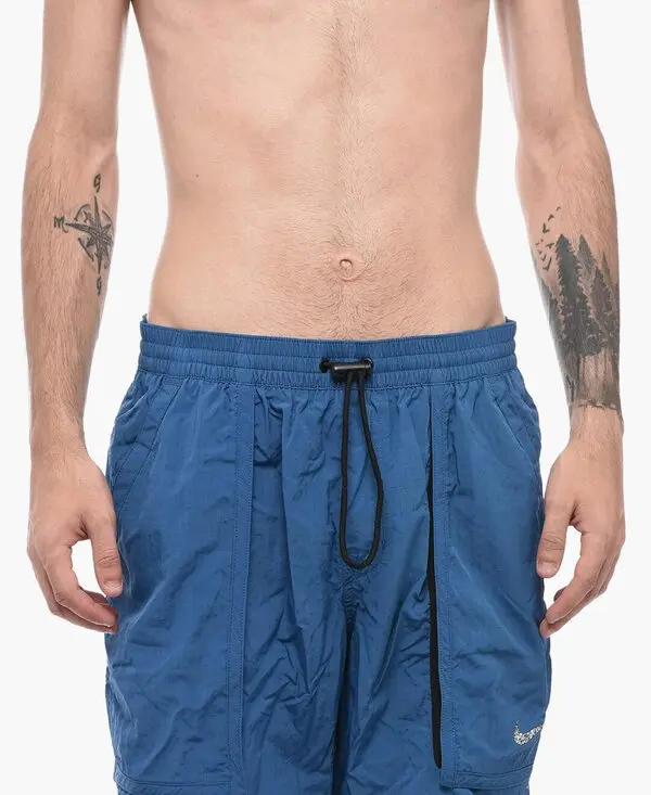 Nike Checked Boxer Swim Trunks