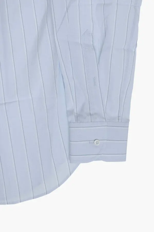 Corneliani Striped French-collar Shirt