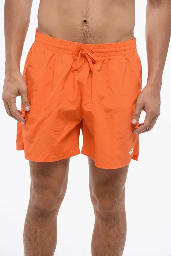 Nike Sneaker-patch Drawstring-waist Swim Shorts