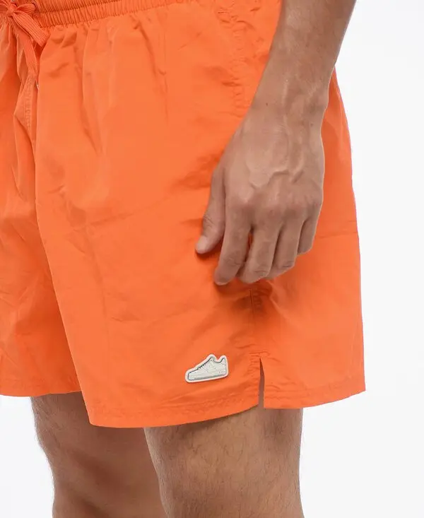 Nike Sneaker-patch Drawstring-waist Swim Shorts