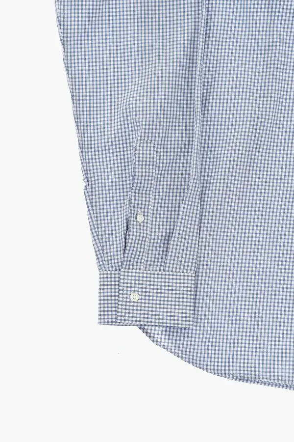 Corneliani Gingham-check Cotton Shirt