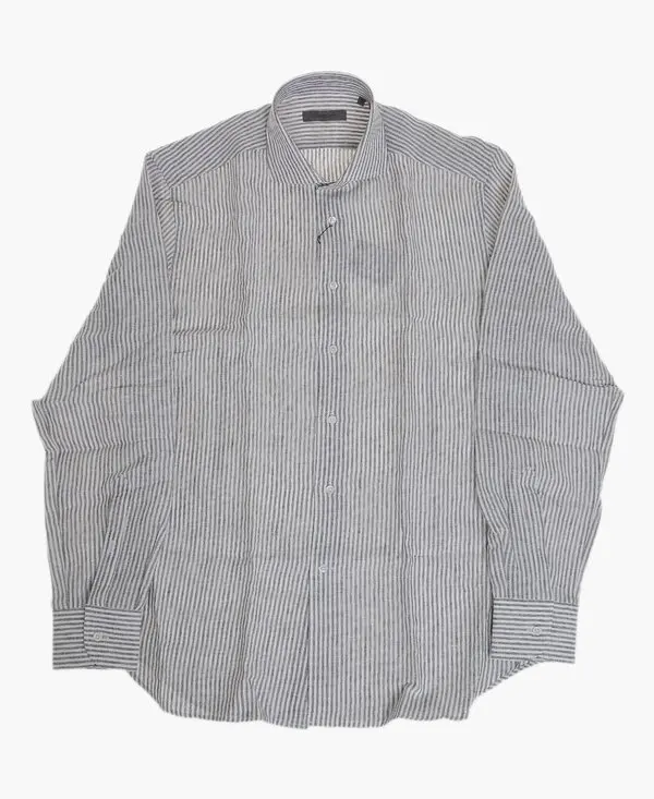 Corneliani Striped French Collar Shirt