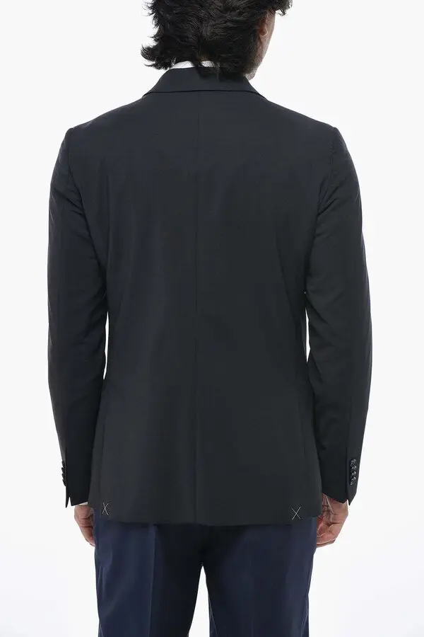 Corneliani Logo-patch Single-breasted Blazer