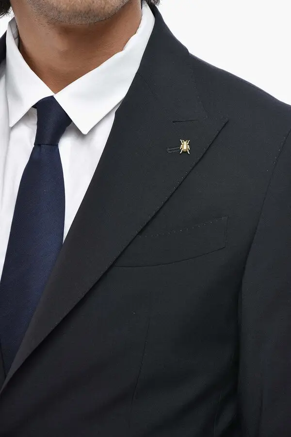 Corneliani Logo-patch Single-breasted Blazer