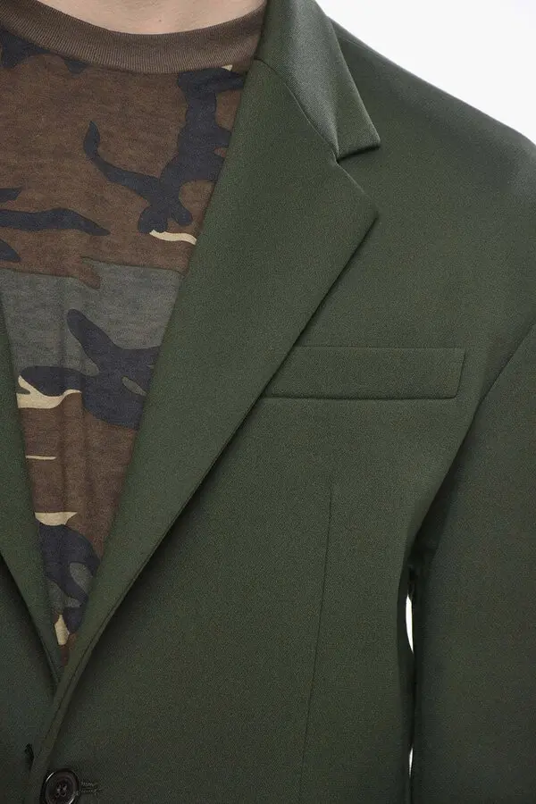 Dsquared2 Single-breasted Logo-print Blazer