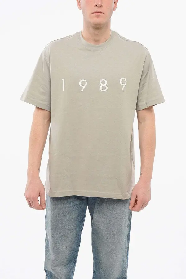 1989 STUDIO Crewneck T-shirt With Embossed Logo