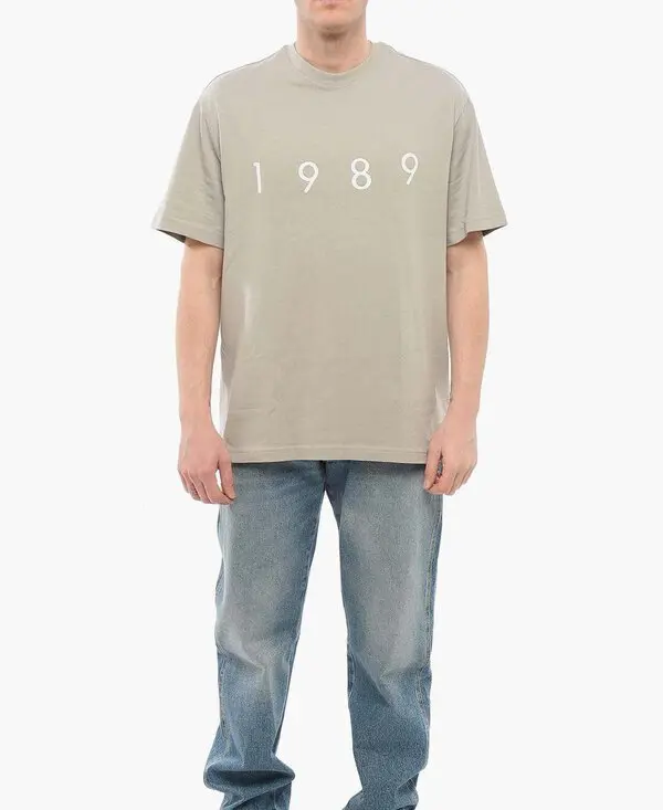 1989 STUDIO Crewneck T-shirt With Embossed Logo