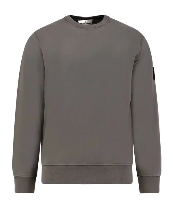 Stone Island Logo Patch Crewneck Sweatshirt
