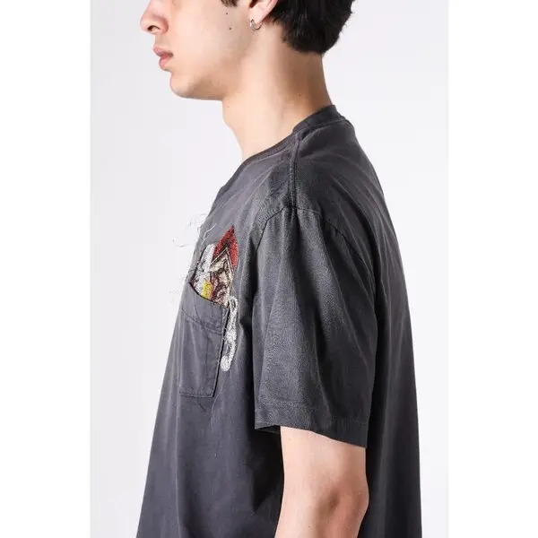 DOUBLET Trompe L'oeil Embroidery T-shirt