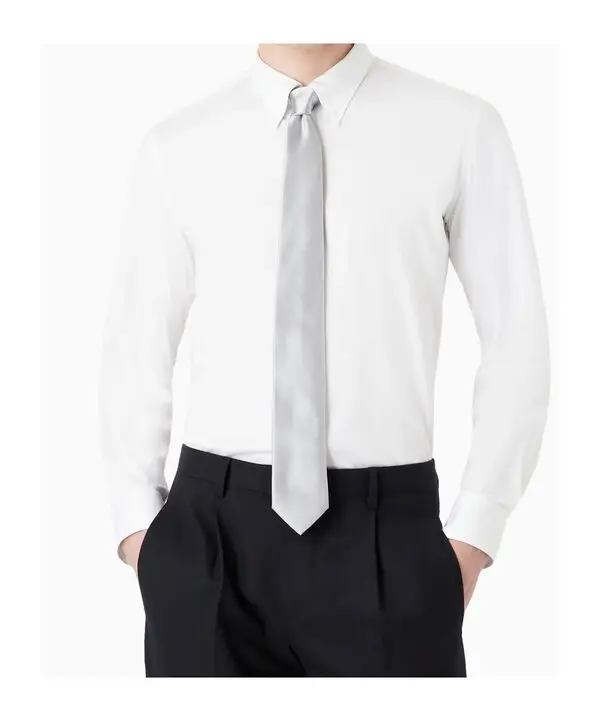 Giorgio Armani Pointed Tip Satin Tie