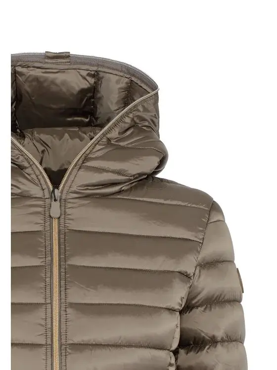 SAVE THE DUCK Hooded Quilted Down Jacket