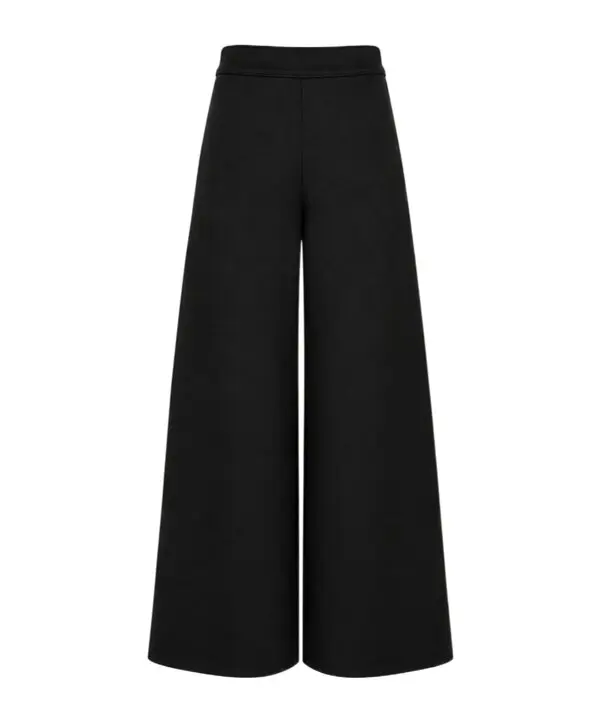 Max Mara Wide-leg Casual Trousers - Black