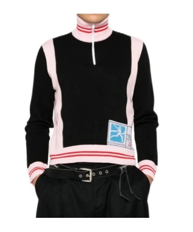 MAGLIANO Long-sleeve Half-zip Pullover - Black
