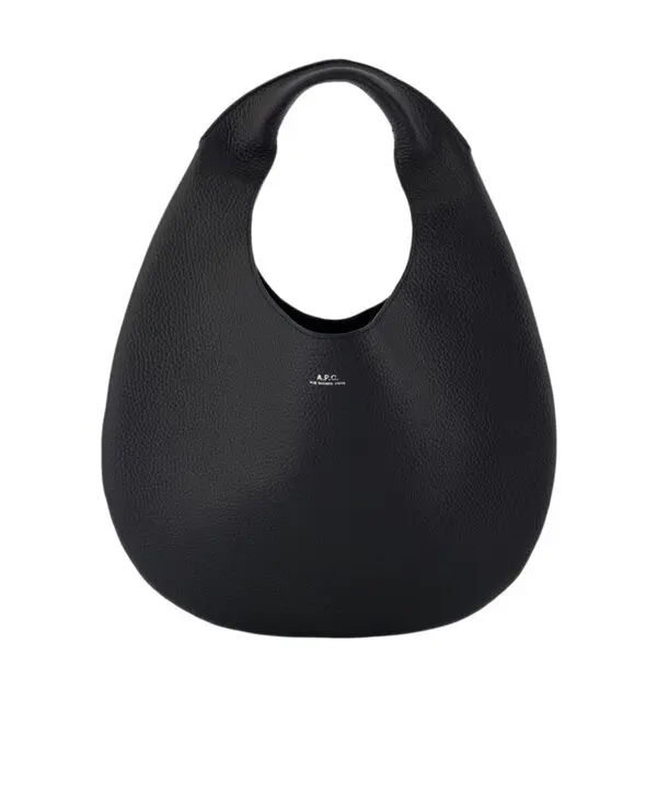A.p.c. Top Handle Tote Bag - Black
