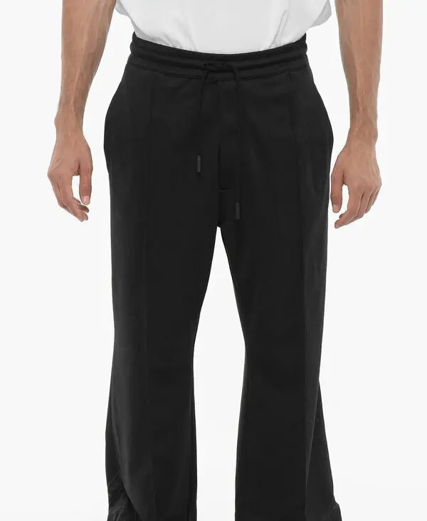 MARCELO BURLON COUNTY OF MILAN Flared Drawstring Track Pants