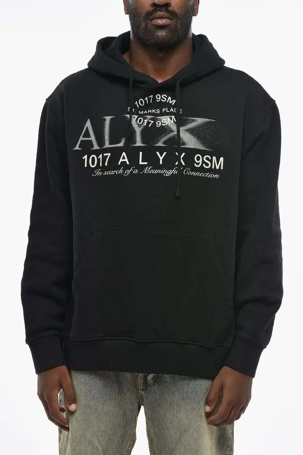 1017 Alyx 9sm Large Front Print Hoodie