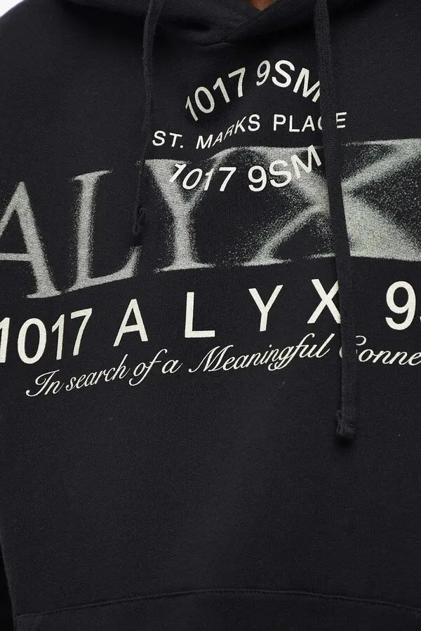 1017 Alyx 9sm Large Front Print Hoodie