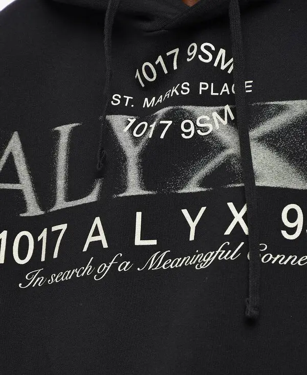 1017 Alyx 9sm Large Front Print Hoodie