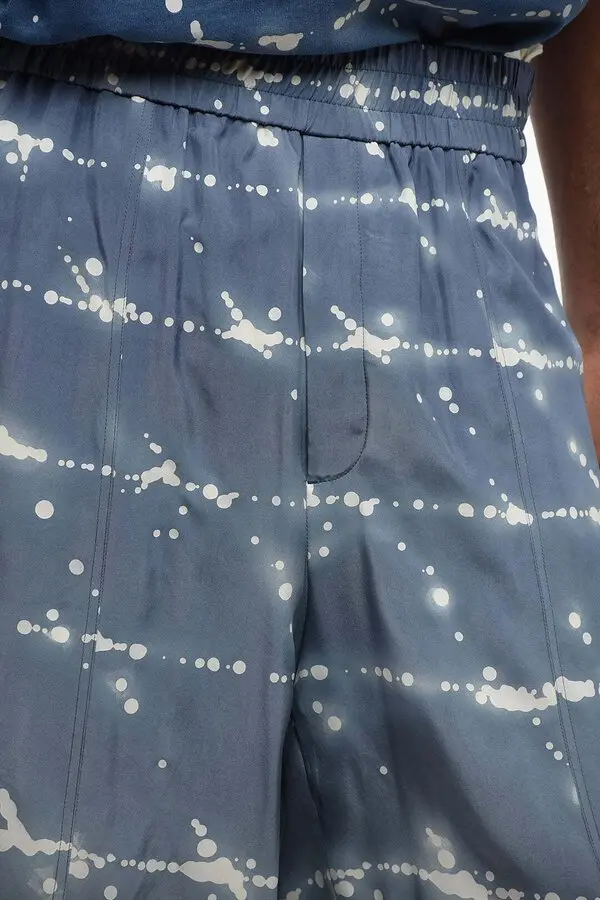 JIL SANDER Printed Elastic-waist Shorts