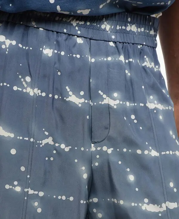 JIL SANDER Printed Elastic-waist Shorts
