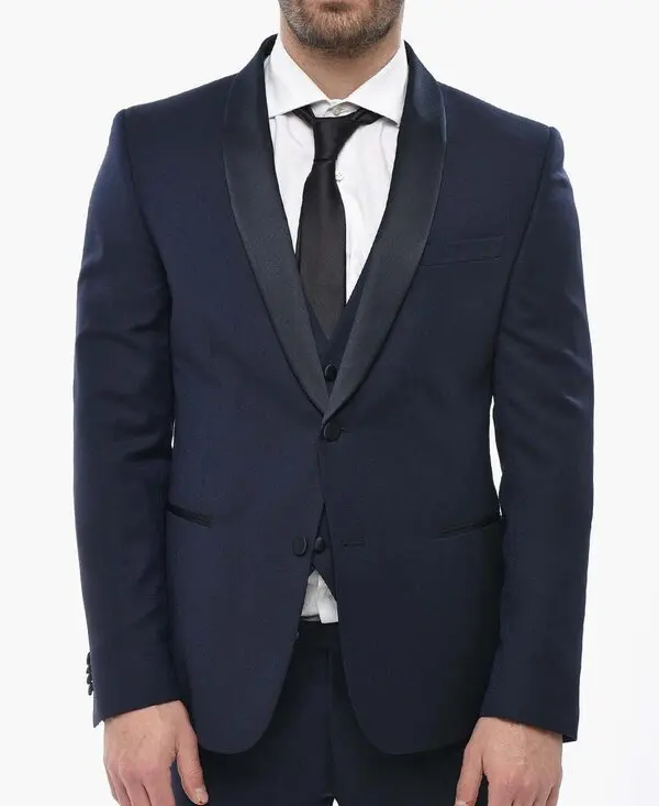 Corneliani Satin Shawl-lapel Single-breasted Suit