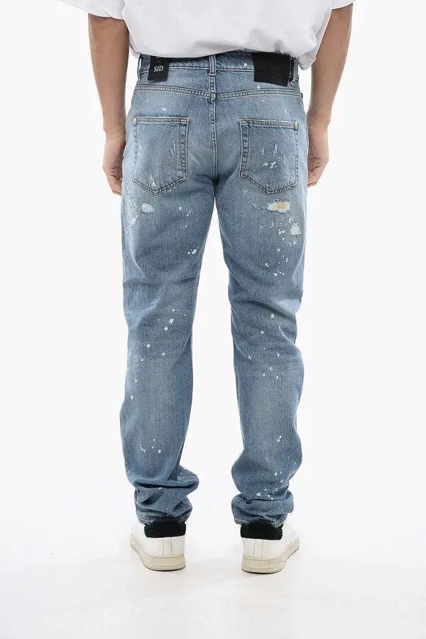 John Richmond Distressed-effect Regular-fit Jeans