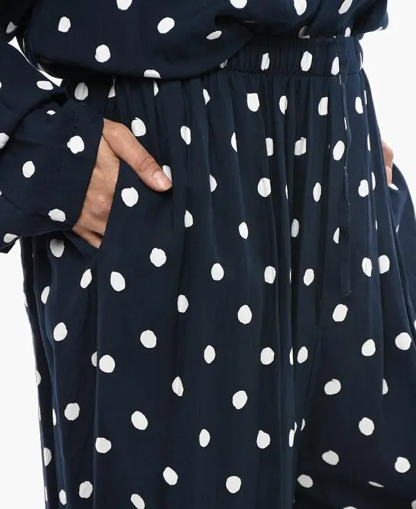 Balenciaga Wide-leg Polka Dot Pajama Trousers