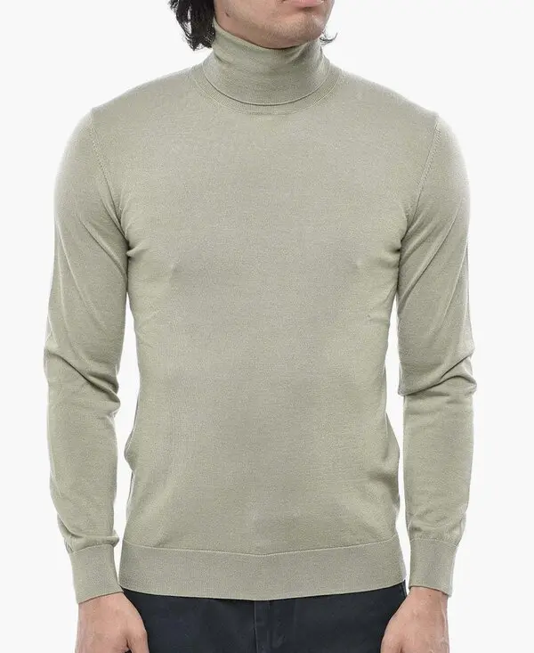 PAOLO PECORA Turtleneck Wool-blend Sweater