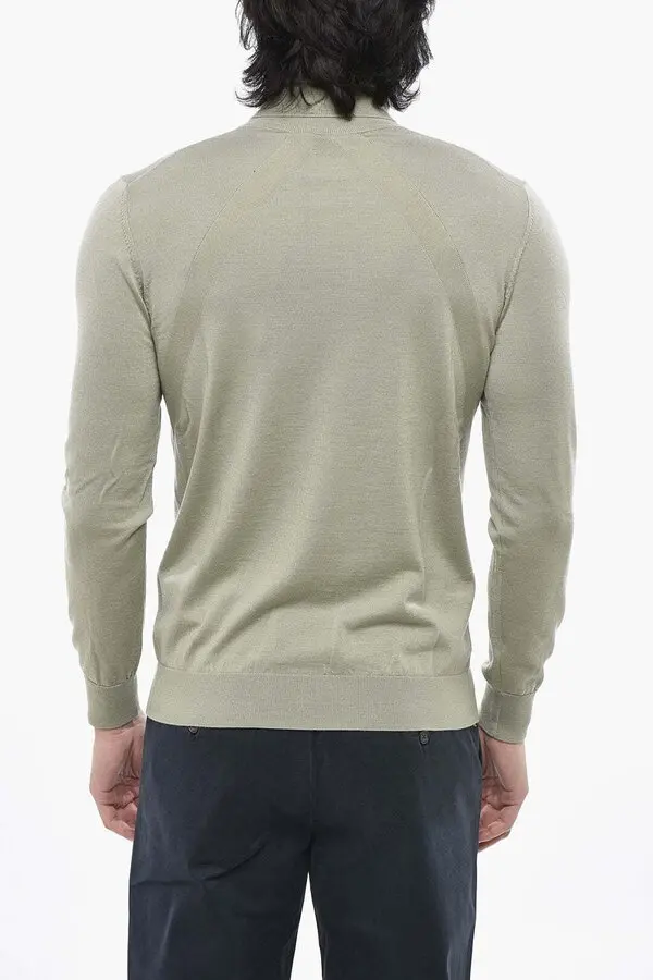 PAOLO PECORA Turtleneck Wool-blend Sweater