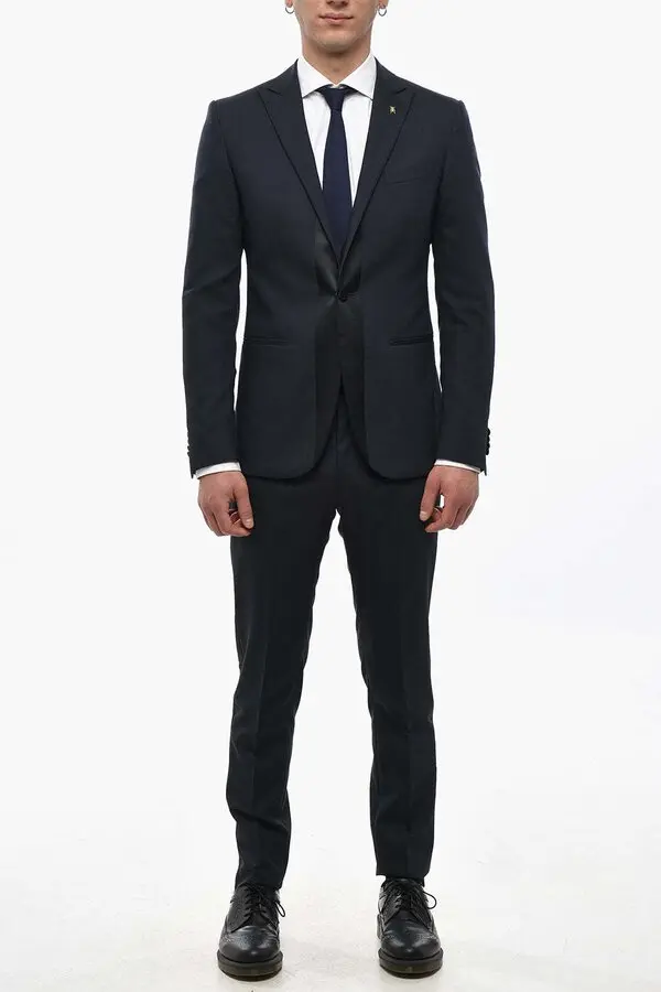 Corneliani Satin-trim Three-piece Suit