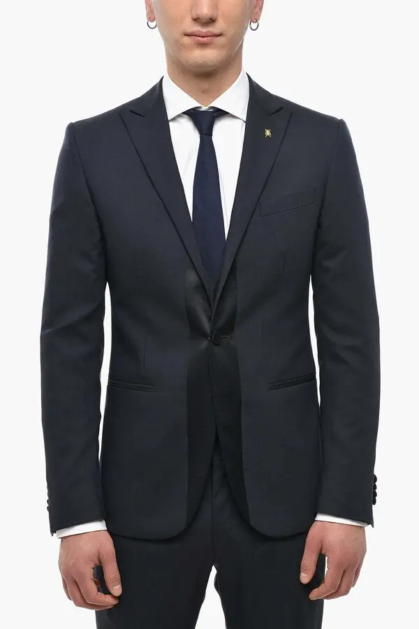 Corneliani Satin-trim Three-piece Suit