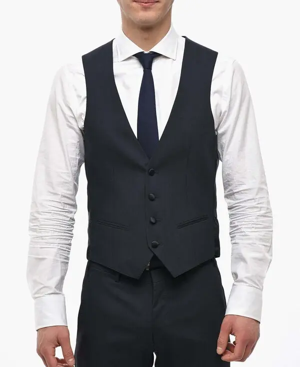 Corneliani Satin-trim Three-piece Suit