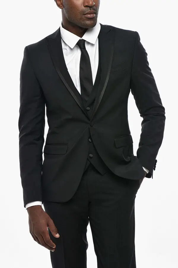 Corneliani Peak-lapel Three-piece Suit