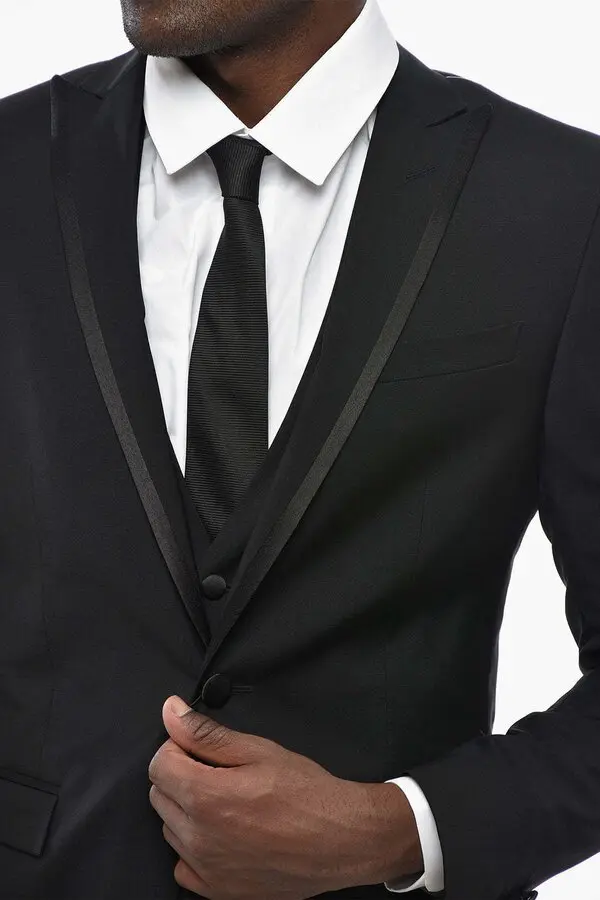 Corneliani Peak-lapel Three-piece Suit